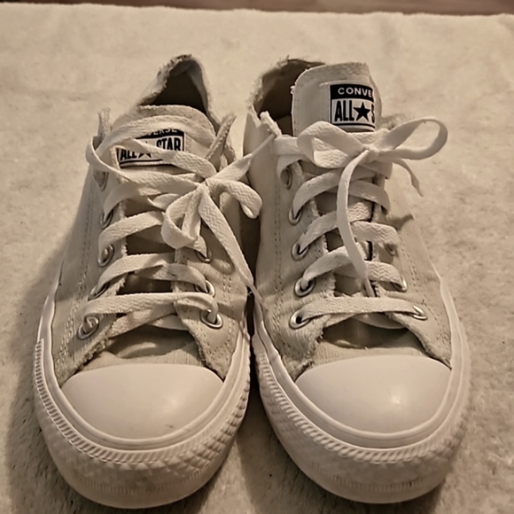 Converse | Shoes | Converse Allstar Cream Colored Sneakers | Poshmark
